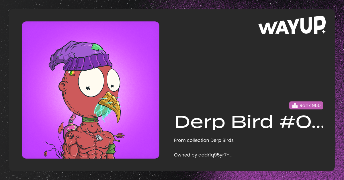 Derp Bird #06105 | Wayup