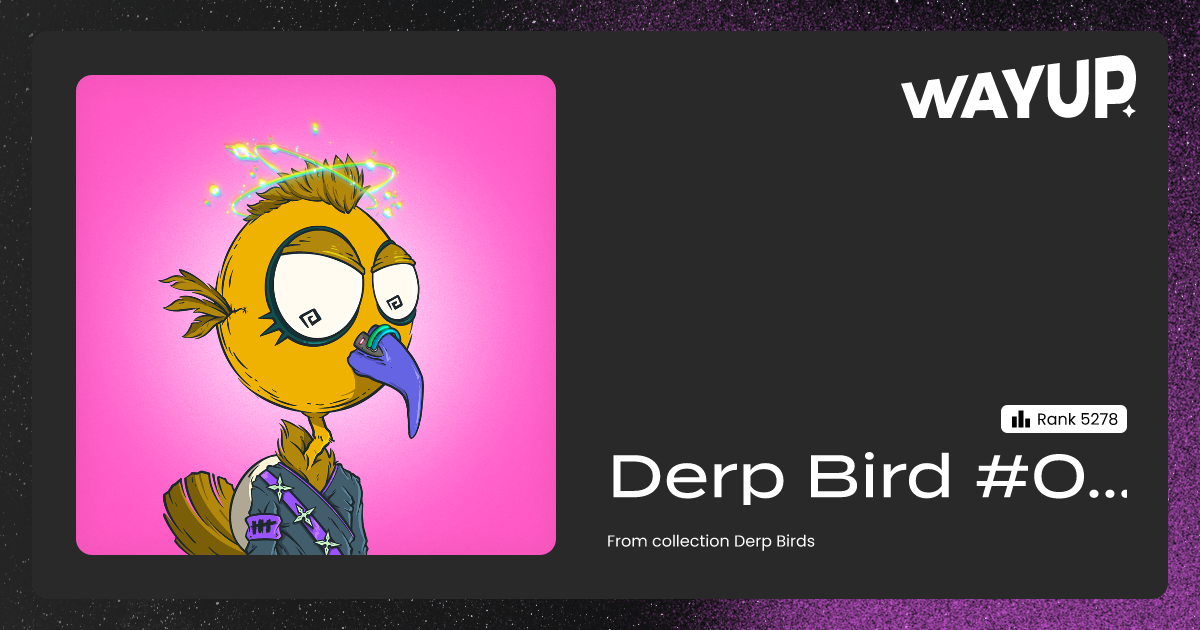 Derp Bird #08617 | Wayup