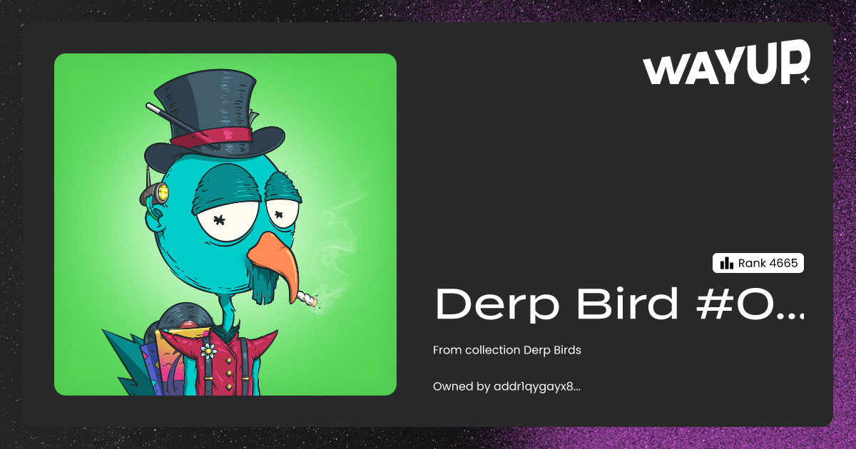 Derp Bird #08892 | Wayup