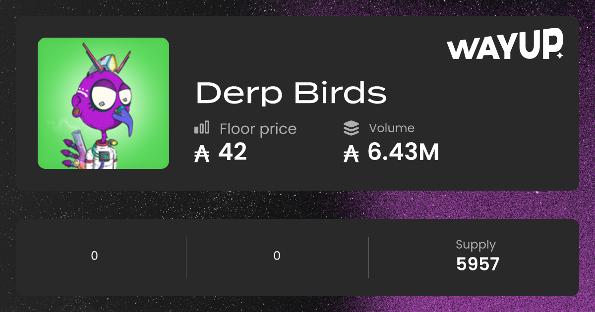 Derp Birds | Wayup